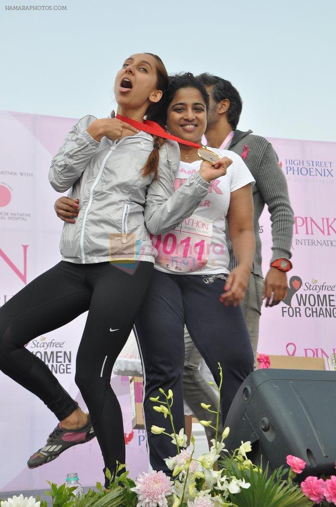Anusha Dandekar at Pinkathon Event on BKC, Mumbai on 16th Dec 2012 / Anusha Dandekar - Bollywood ...